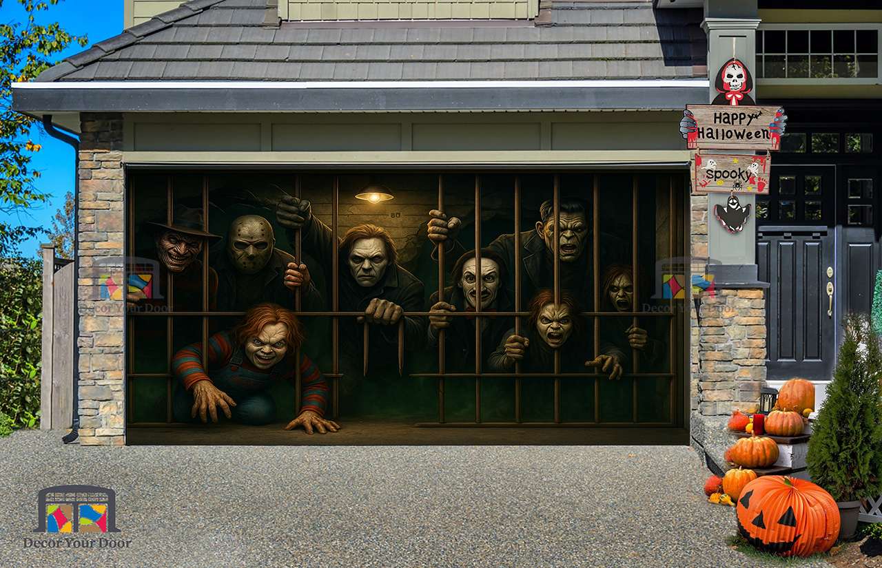 Escape from the Cell - Garage Door Cover